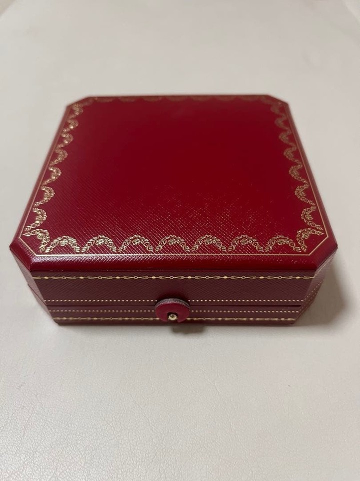 Cartier Authentic Necklace Jewelry Empty Box Case Red From Japan Used ...