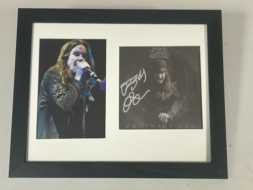 OZZY OSBOURNE AUTOGRAPHED SIGNED FRAMED CD COVER 5 WITH PROOF | eBay