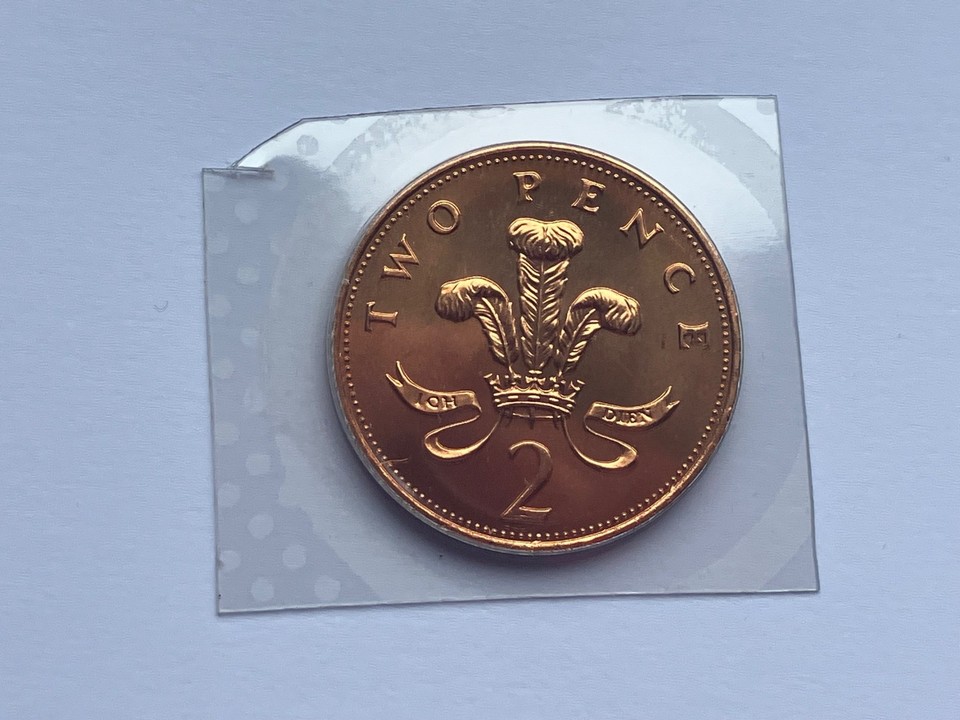 1984 TWO 2 PENCE COIN 2P BRILLIANT UNCIRCULATED BUN BUNC | eBay Australia