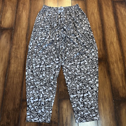 Vintage Body Alive Pants Sz Large Skulls Baggy Workout 90s Pockets ...