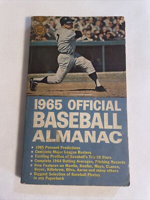 Gold Medal Book, 1965 Official Baseball Almanac by Bill Wise (MH244) | eBay