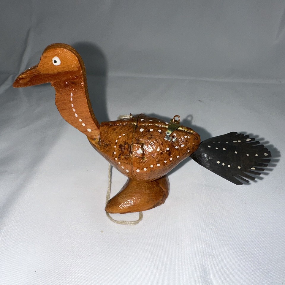 Walnut Shell Goose Diorama Mexico 3" | eBay