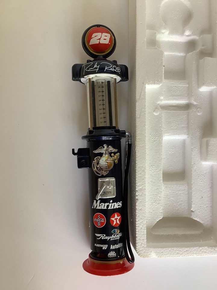 Action 2000 Ricky Rudd #28 Texaco US Marines 1:16 Scale 8.5" Gas Pump ...