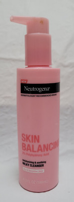 Neutrogena Skin Balancing Milky Cleanser Moisturizing Soothing Dry ...