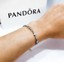 NEW Authentic PANDORA 925 Silver Glacial Ice Crystals Sliding Bracelet ...