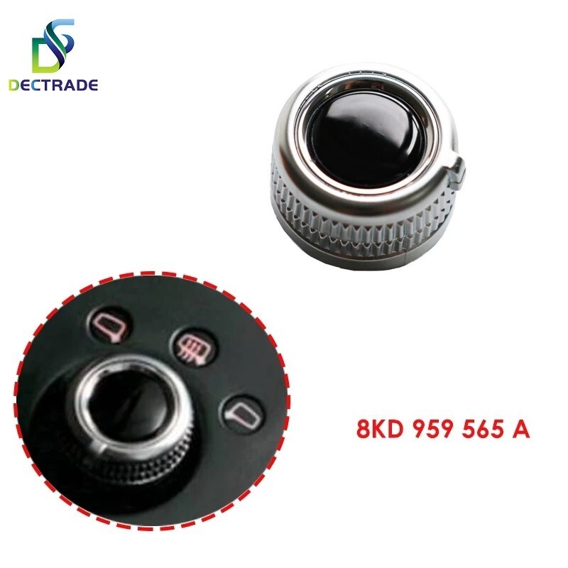 Rear View Side Mirror Switch Control Knob For Audi A3 A6 Q5 Q7 TT 8KD ...