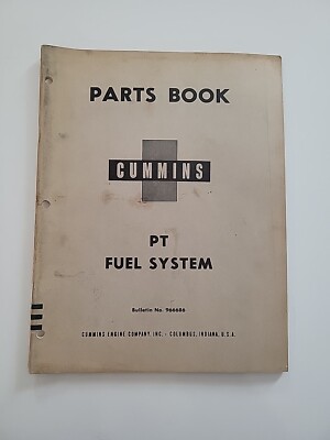 Cummins Parts Book PT Fuel System | eBay
