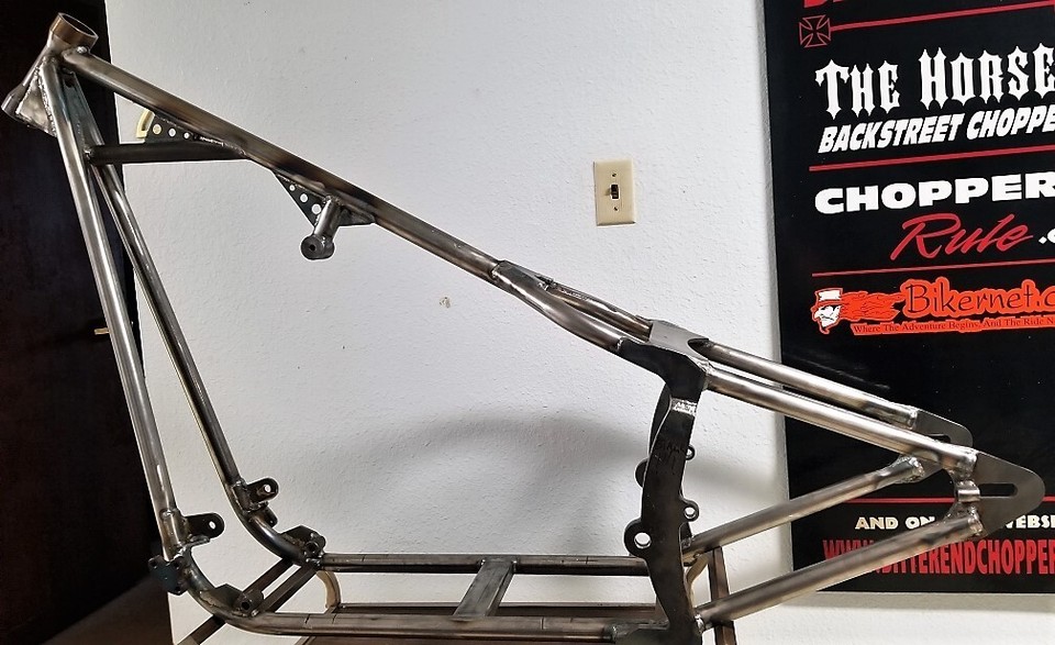 USA Made Built-to-Order Rigid Motorcycle Frame @ Harley Twin Cam B ...