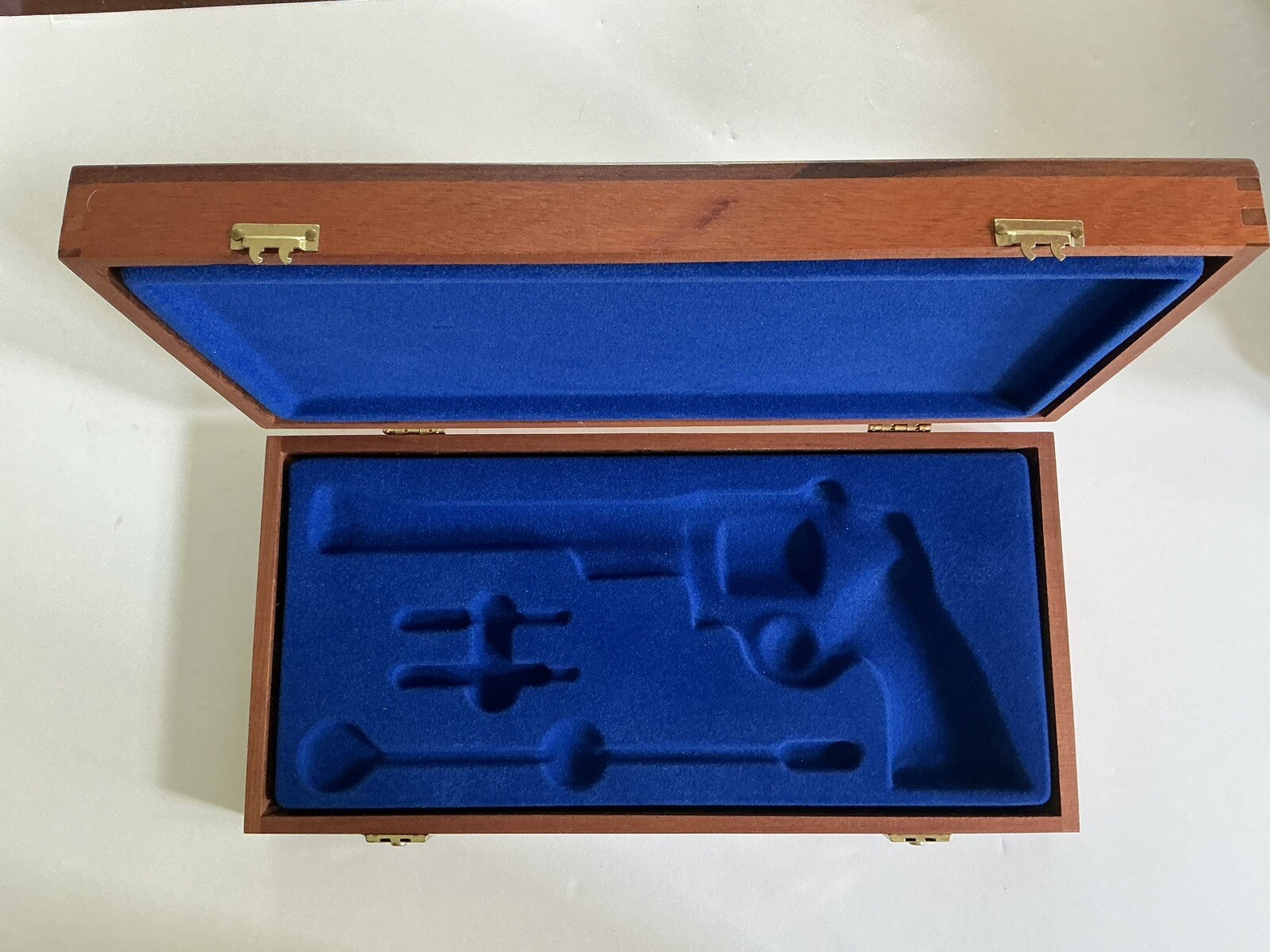 Smith Wesson Mahogany Wood Presentation Case Box 8 3/8 | eBay