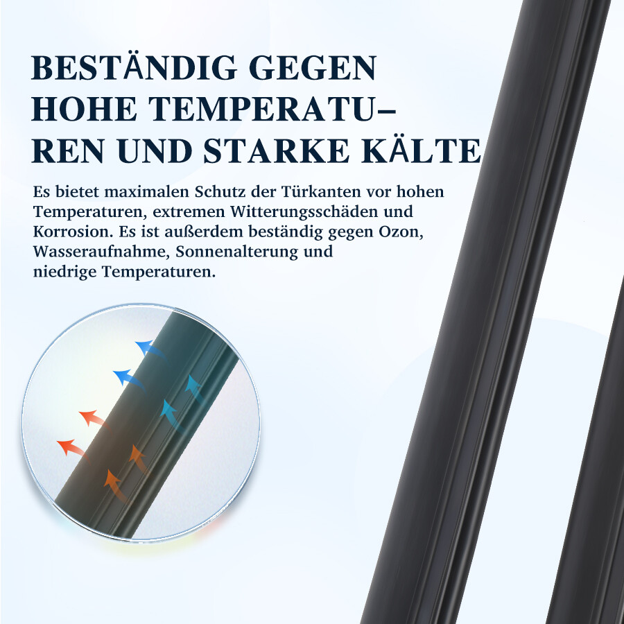 2x Für VW T5 T6 Türdichtung Gummidichtung vorne re + li 7H0837566A ...