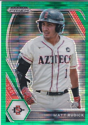 Matt Rudick - Green Pulsar - 2021 Panini Prizm Draft Picks | eBay