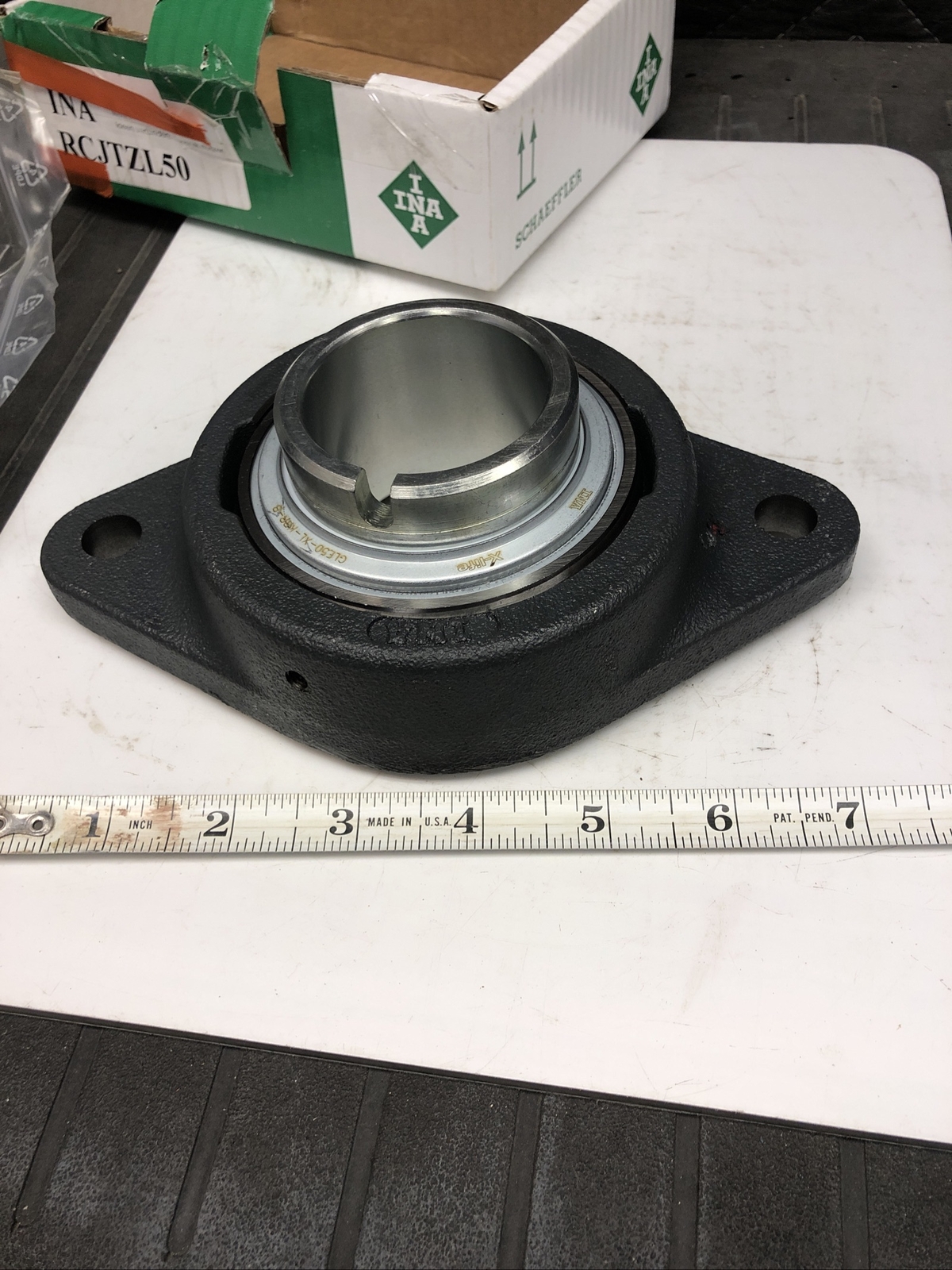 INA GLE50-XL-KRR-B X-life Bearing In A Gg.cjtz10 Flange Bearing Housing ...