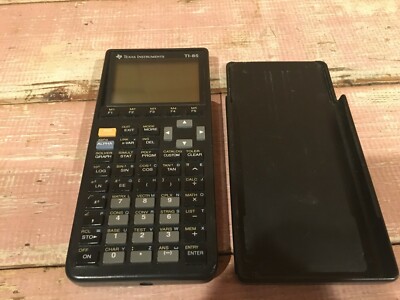 Texas Instruments TI-85 Graphing Calculator With Cover. PARTS ONLY NOT ...
