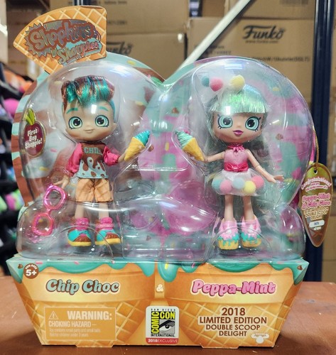 2018Shopkins Shoppies Peppa Mint & Chip Choc Double Scoop Delight ...