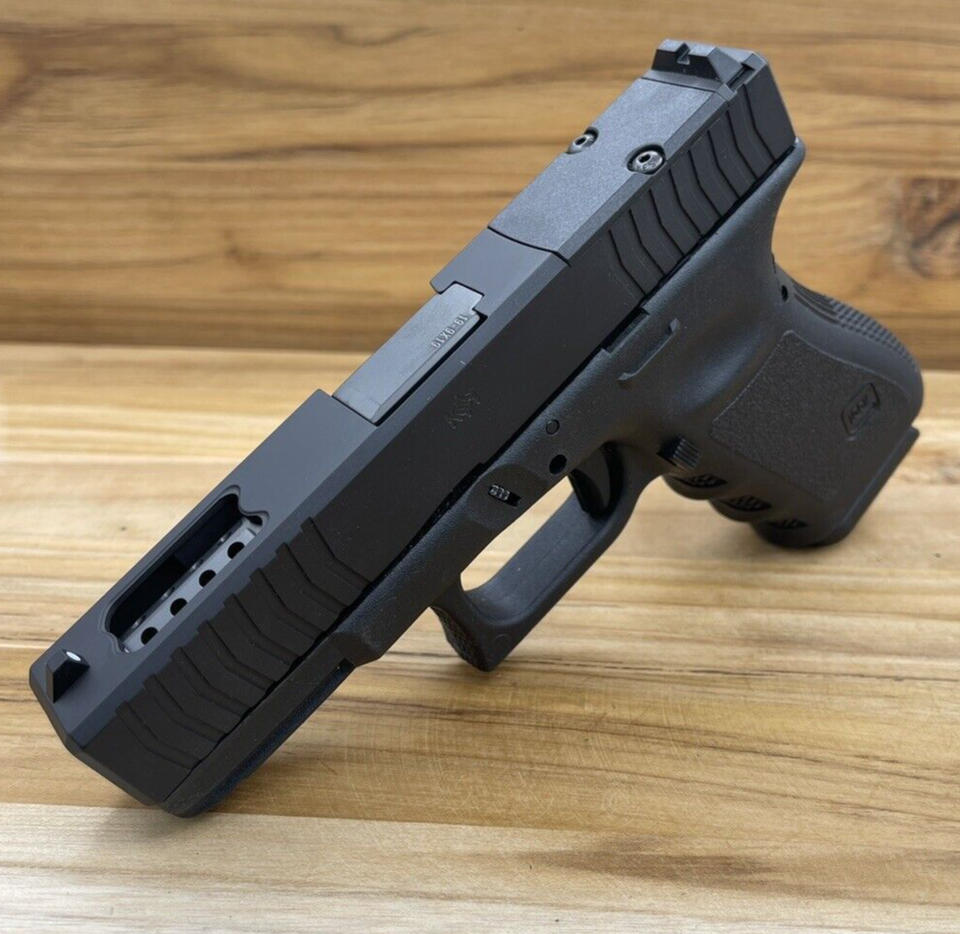 For Glock 19 Gen 3, Complete Slide, Black Ported Barrel, BLACK - USA ...