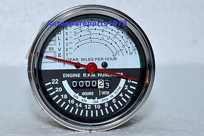 OLIVER TRACTOR TACHOMETER Super 55, UP TO SN 46000 GAS DIESEL WHITE ...