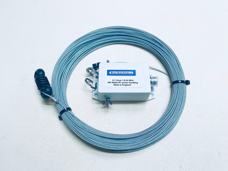 SIGMA EURO-COMM LW-20 HF 80 - 6m Multiband Long Wire Antenna / Aerial ...