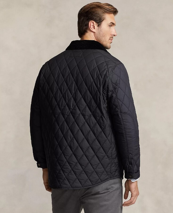 Polo Ralph Lauren BT Corduroy Collar Quilted Field Jacket Ranch Barn ...