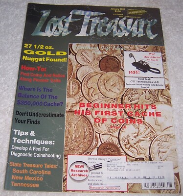 Lost Treasure Magazine January 2001 | eBay
