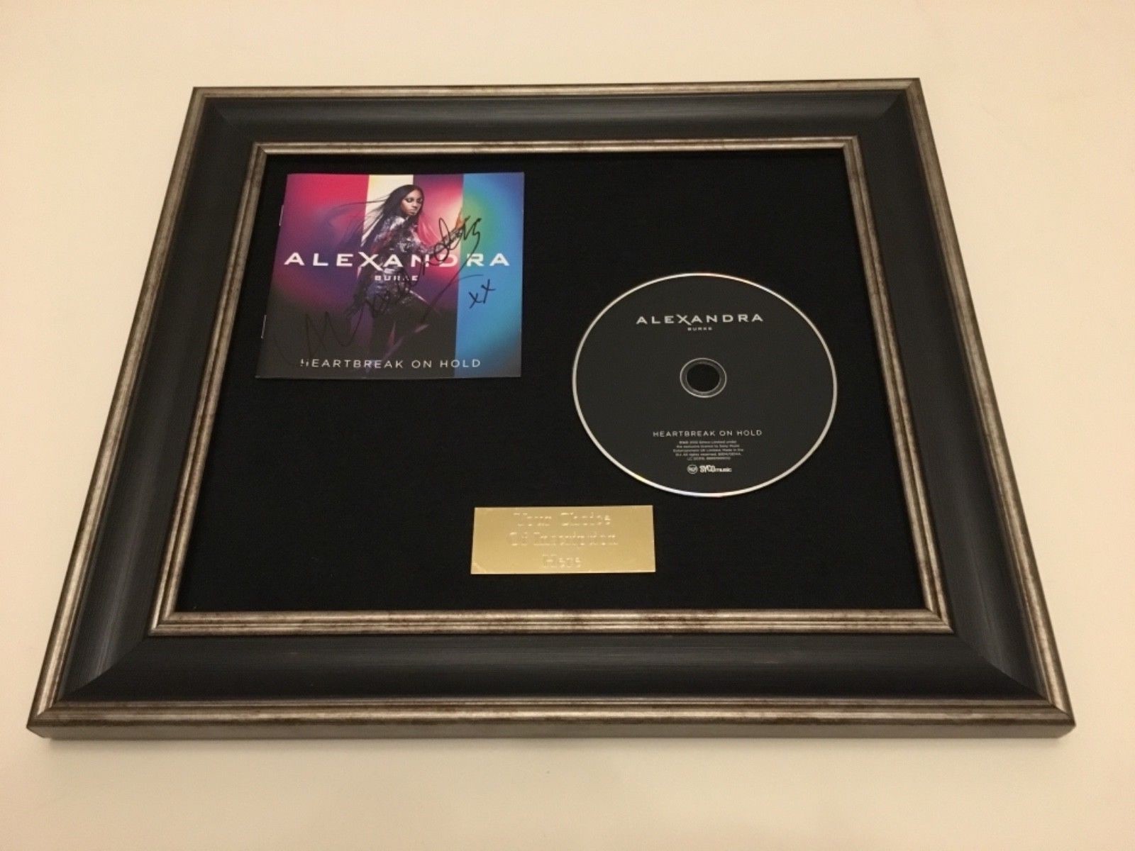 SIGNED/AUTOGRAPHED ALEXANDRA BURKE - HEARTBREAK ON HOLD FRAMED CD ...