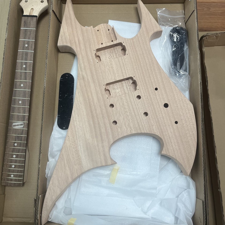 US Warehouse BC Rich DIY Electric Guitar Kits Mahogany Body 24frets | eBay
