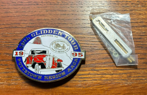 1995 50th Pottstown PA Glidden Tour Grill Badge AACA Topper Emblem NOS ...