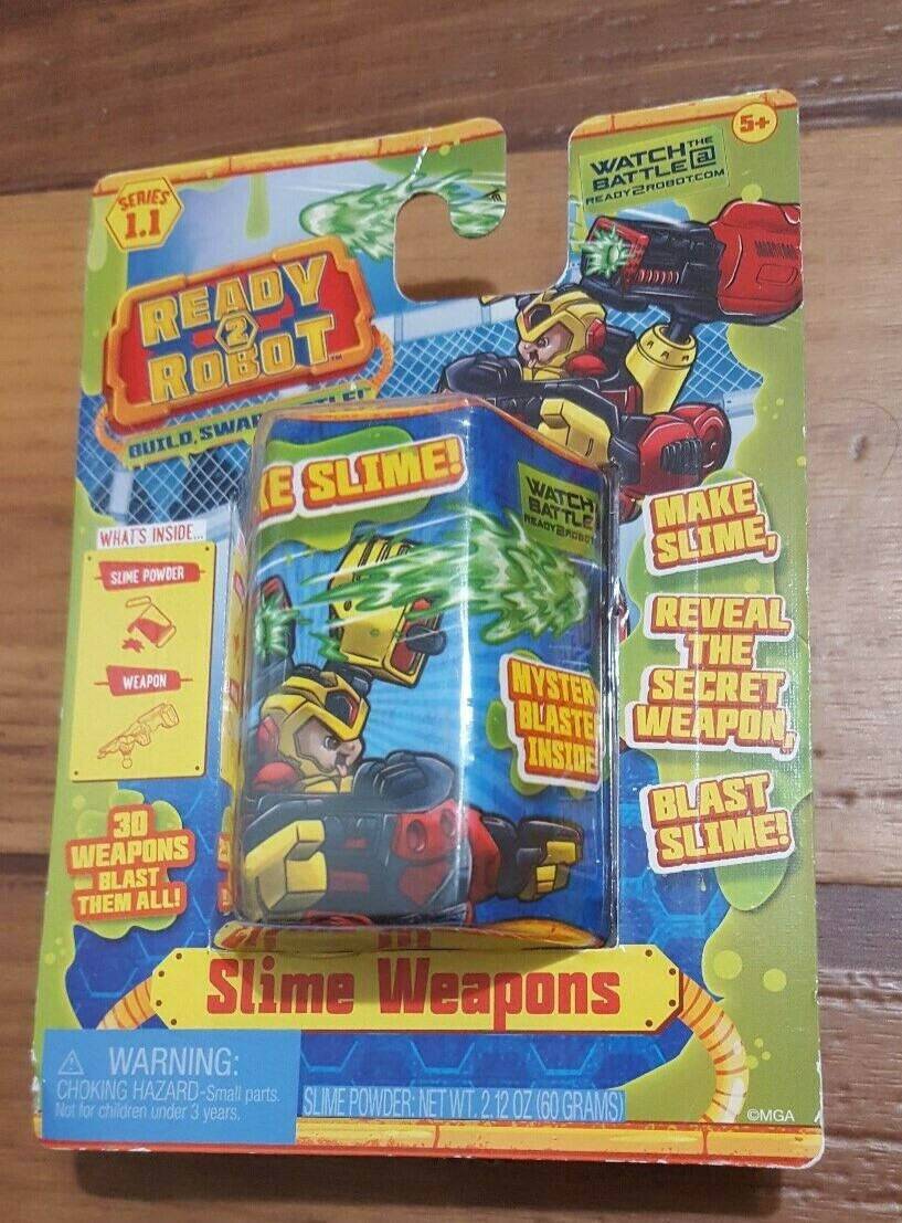 Ready 2 Robot Slime Weapons Series 1.1 Mystery Blaster Pack New Sealed ...