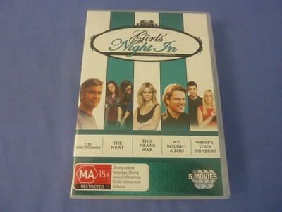 Girls' Night In DVD 5Movies Boxset Descendants Heat This Means War Zoo ...