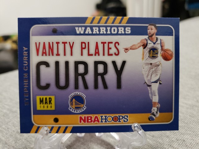 2020-21 Panini NBA Hoops - Vanity Plates #16 Stephen Curry for sale ...