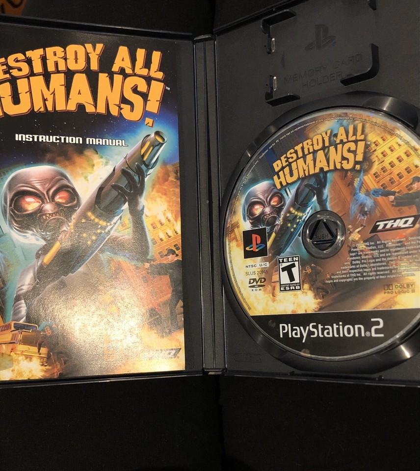 Destroy All Humans (Playstation 2, 2005) PS2 With Manual 752919460504 ...