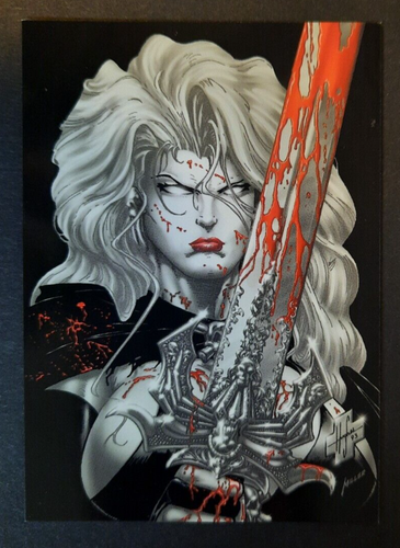 LADY DEATH Sketch Card Series Mhoponhop Promo Card #No Number 5FINITY ...