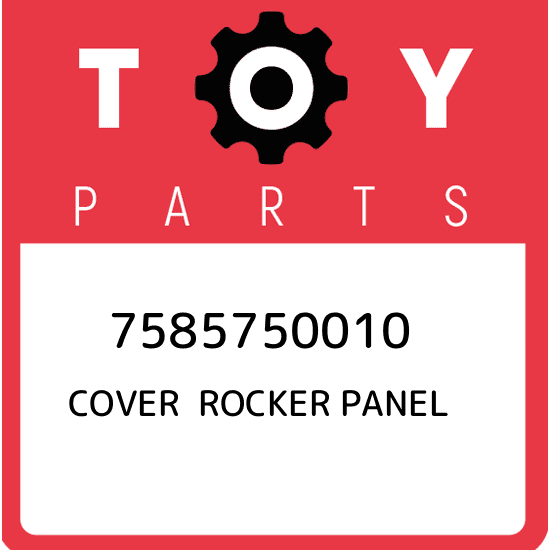 7585750010 Genuine Toyota Cover Rocker Panel 75857-50010 for sale ...