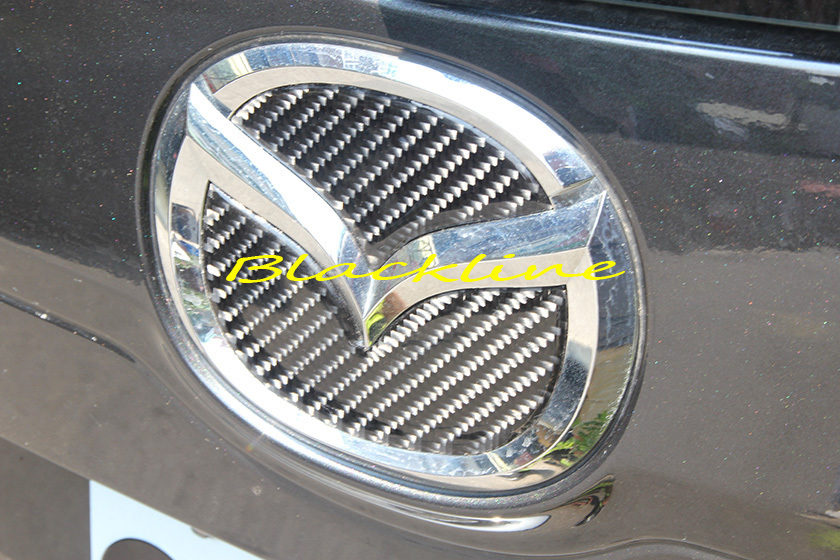 For 13+ Mazda CX-5 CX 5 Rear Trunk Emblem Logo Carbon Fiber Insert ...