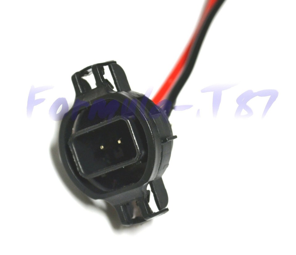 Wire Pigtail Male PSX24W 2504 Two Harness Fog Light Bulb Connector Plug ...