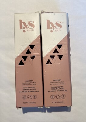 LYS BEAUTY Think Deep Pore Minimizing Detox Mask • 1.76oz /50g Full ...