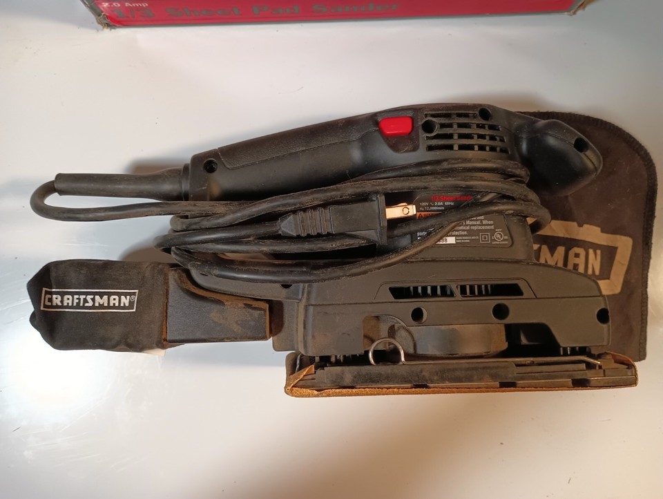 Craftsman 11692 1/3 Sheet Pad Sander | eBay