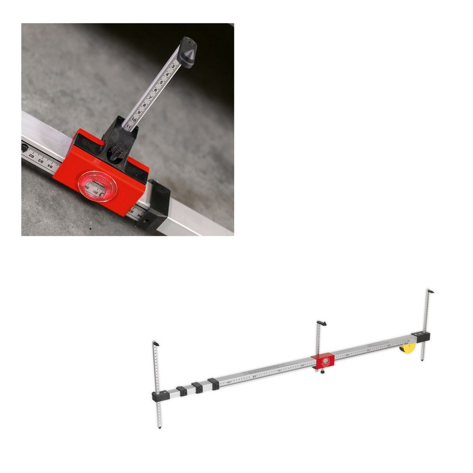 Tram Gauge Telescopic Three Fully Adjustable Probes - Aluminium Sealey ...