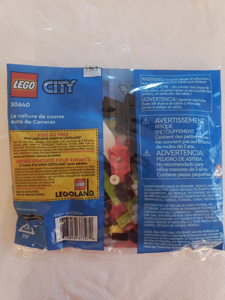 LEGO CITY: Race Car (30640) Sealed New Retired 673419377270| eBay