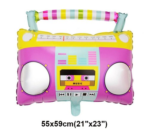 Boom Box Foil Balloon Disco Music Stereo 70's 80's 90's Party | eBay ...