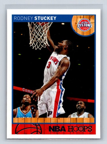 2013-14 Panini NBA Hoops RODNEY STUCKEY #144 PISTONS RED BACK VARIATION ...