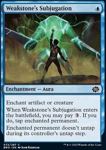 MTG Magic the Gathering Weakstone's Subjugation (72/416) The Brothers ...