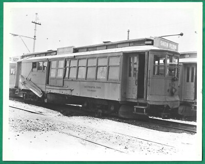 RAILROAD BOSTON ELEVATED MTA # 5173 PASSENGER CAR to PLOW Photo 10'' X ...