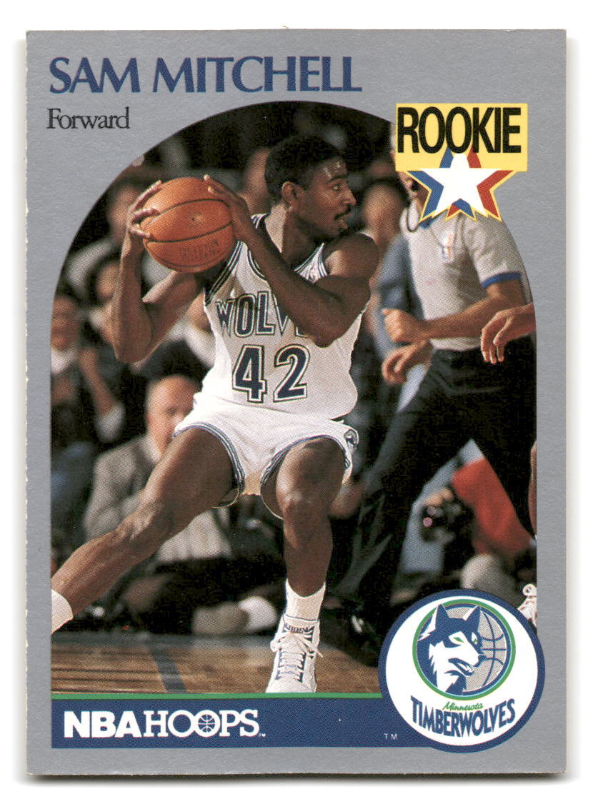 Sam Mitchell 1990 Hoops BASKETBALL #188 Minnesota Timberwolves | eBay