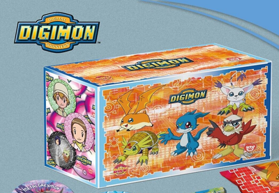 TAZOS DIGIMON SEALED BOX + 50 BAGS PERU 2022 Pogs Flips TOEI ANIMATION ...