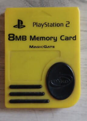 Playstation 2 Memory Card 8MB Yellow, Sony PS2 | eBay