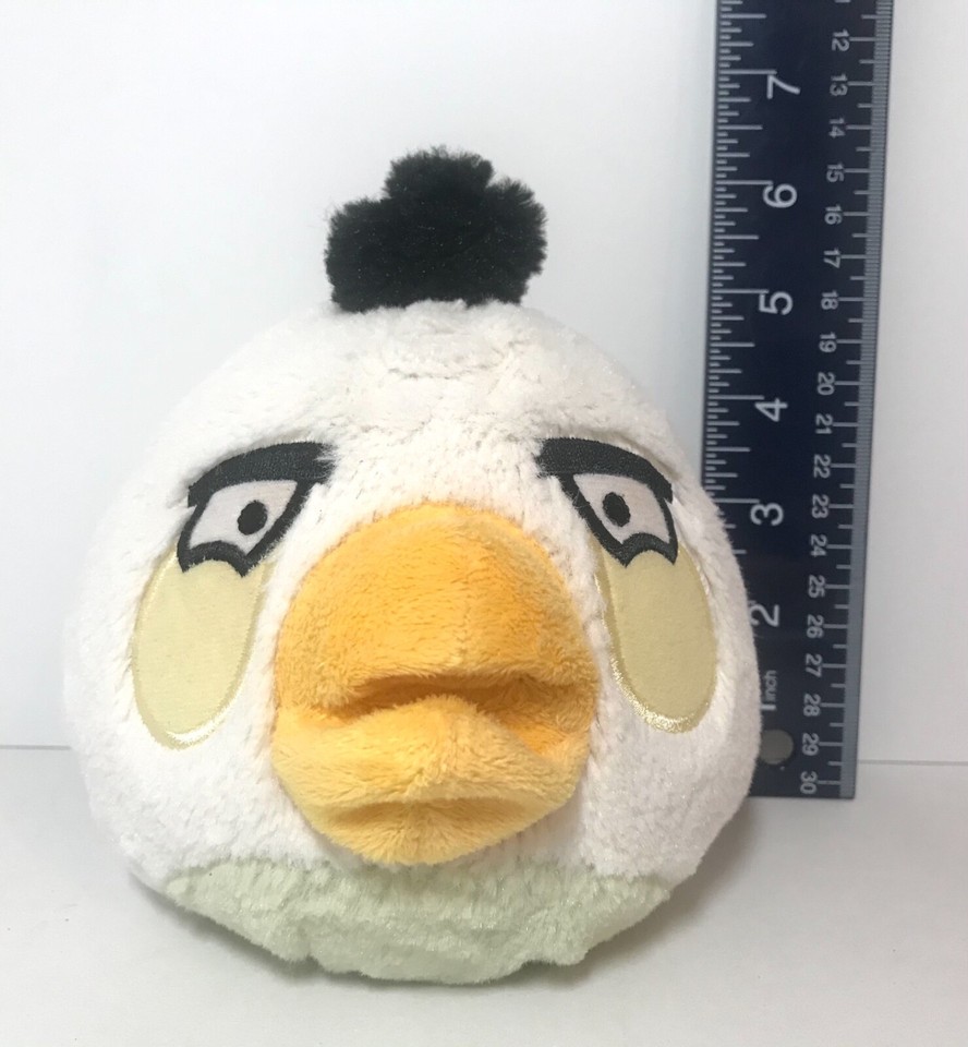 ANGRY BIRDS WHITE MATILDA PLUSH 5" COMMONWEALTH ROVIO STUFFED ANIMAL ...