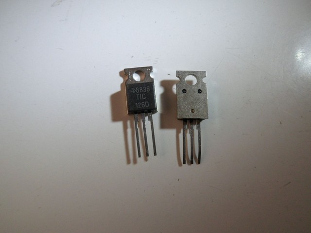 10 X Tic 126d Thyristors -silicon Controlled Rectifiers - Texas ...