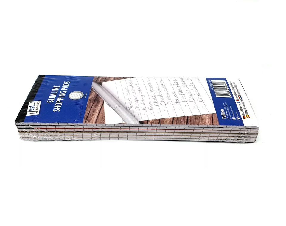 2 x Slimline Shopping Pads To Do List Notepad Jotter Pad Grocery List ...