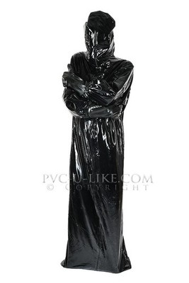 PVC Plastic Vinyl enclosure PVC Plastic Fetish bag sack Bondage bag ...