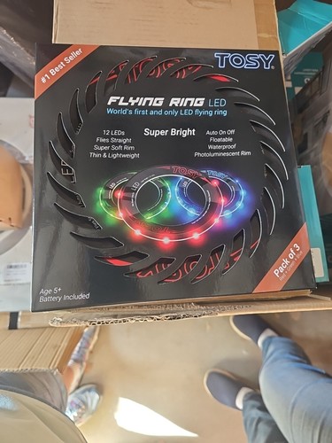 (3) TOSY Flying Ring 12 LEDs, Super Bright, Auto Light Up, Thin And ...